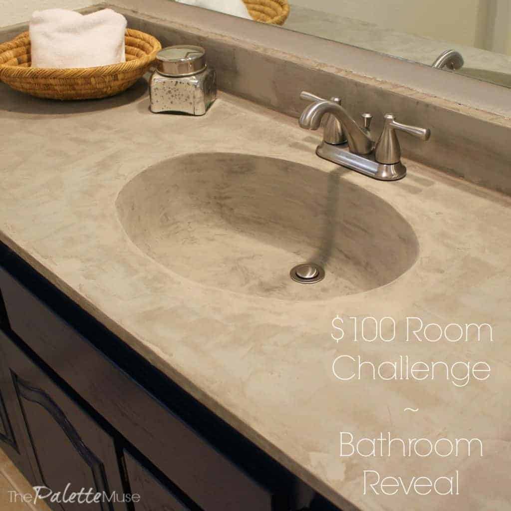 $100 Room Challenge Bathroom Reveal - The Palette Muse