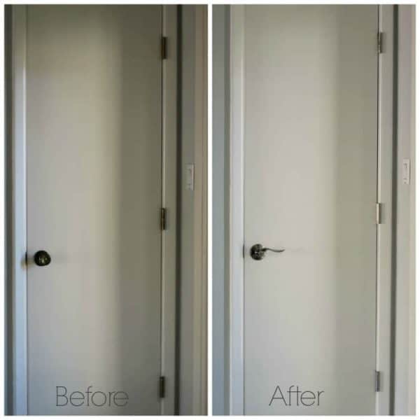 Easy Interior Door Makeover with Schlage - The Palette Muse