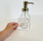 How to Make Etched Glass Shampoo Bottles - The Palette Muse